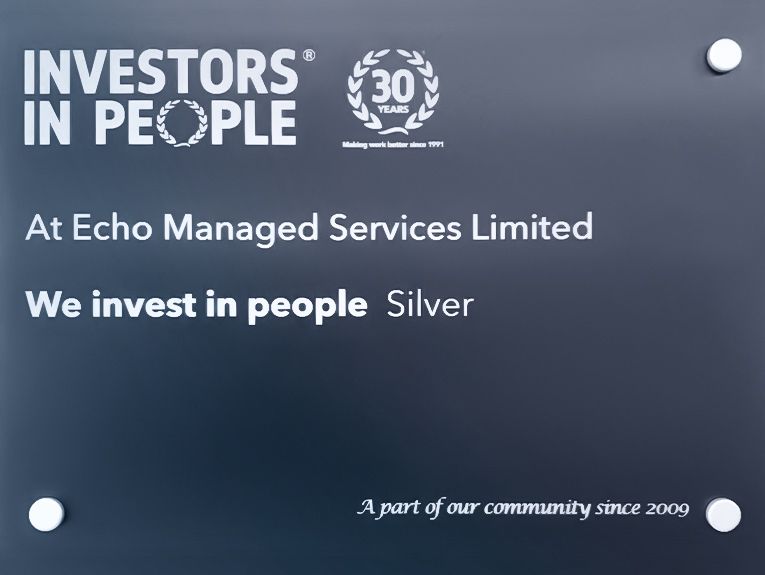 Echo MS | Echo Managed Services secures Investors in People Silver…