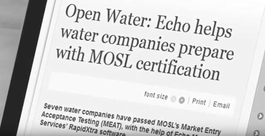 Echo MS | Open Water. The start of a multi-utility revolution?